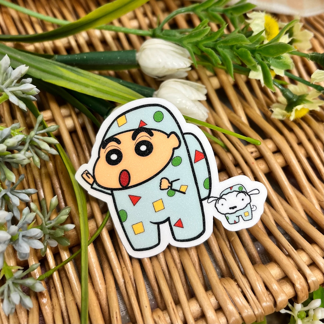 Crayon Shin Chan Sticker | Cute Stationery: Stickers for Laptop, Water ...