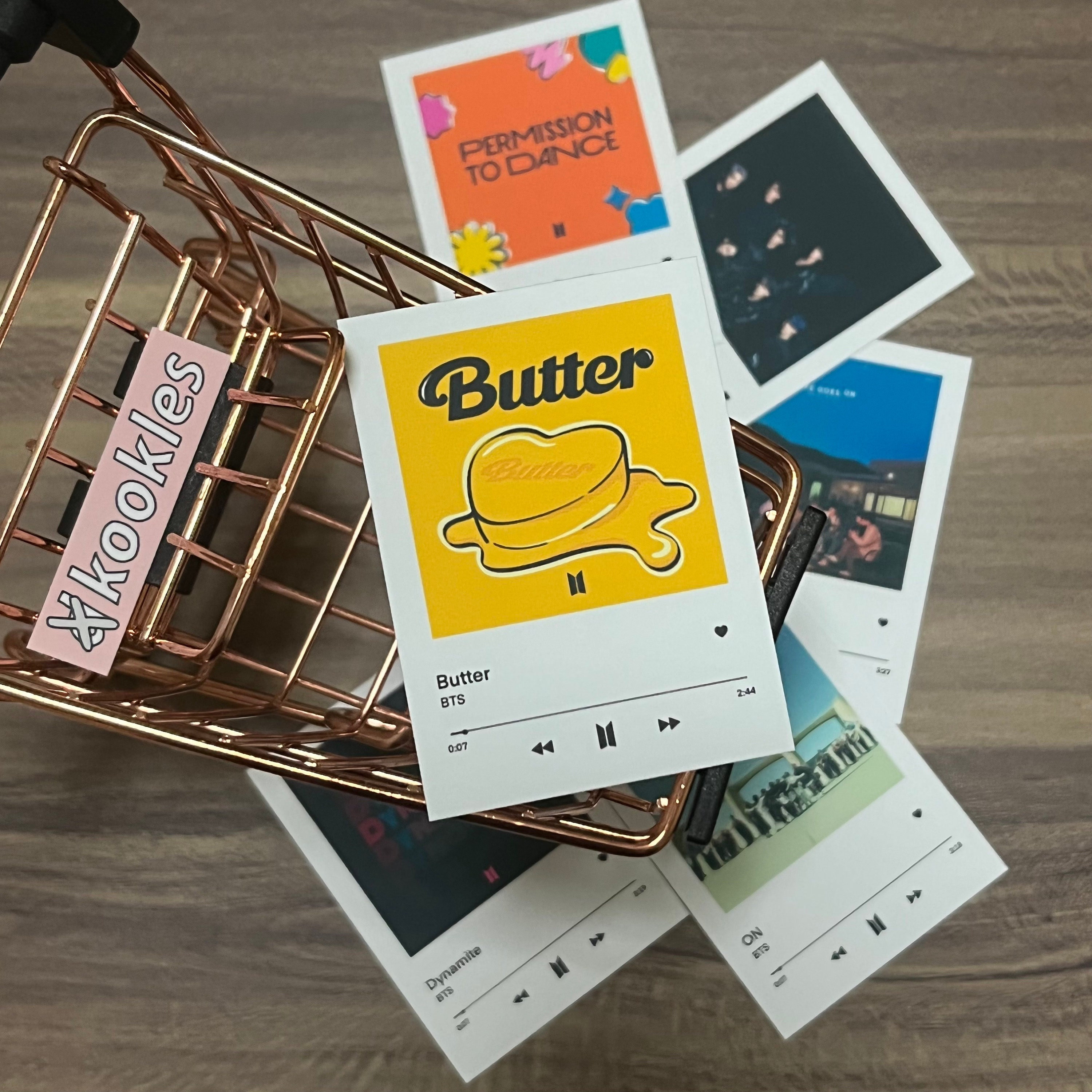 BTS Spotify Stickers BTS Sticker Permission to Dance, Butter, ON, Black Swan, Life Goes On ...