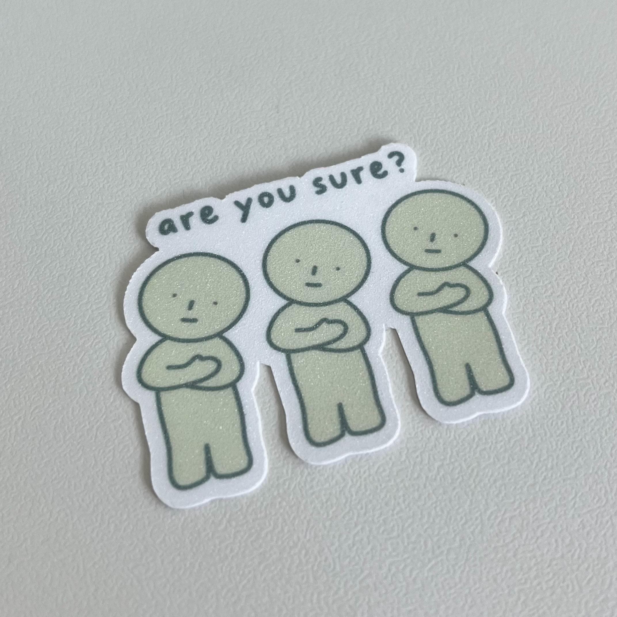 Smiski X Onigiri Sticker Die Cut Cute Smiski Figurine Stickers for ...