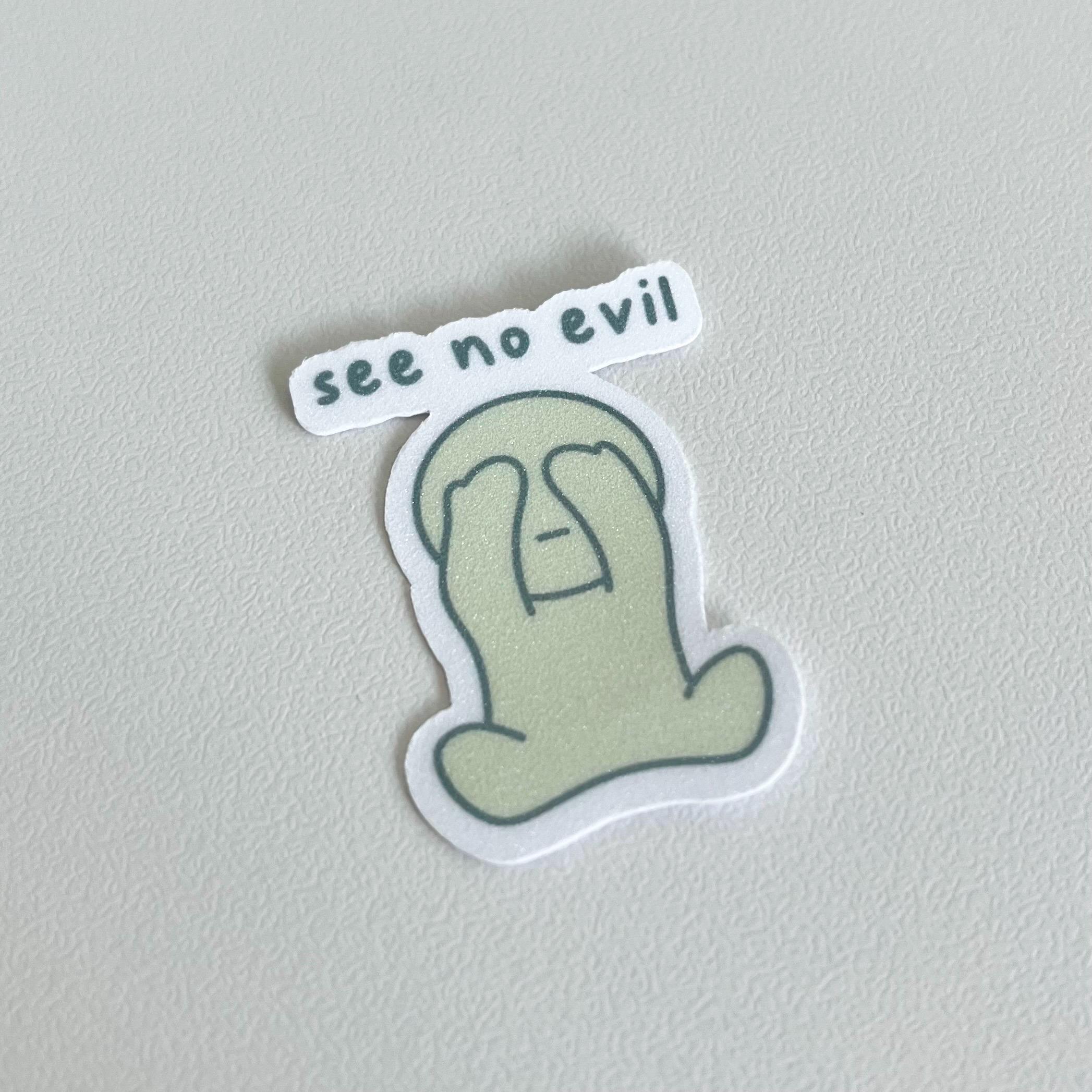 Smiski X Onigiri Sticker Die Cut Cute Smiski Figurine Stickers for ...