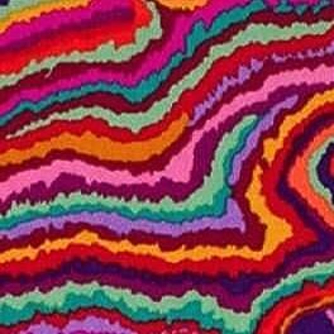 Patchwork Fabric, 100% Cotton, Kaffe Fassett, Multicolor, Flowing ...