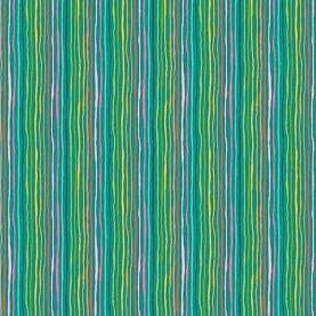 Patchwork Fabric, 100% Cotton, Makower, Fine Multi-colored Stripes, REF ...