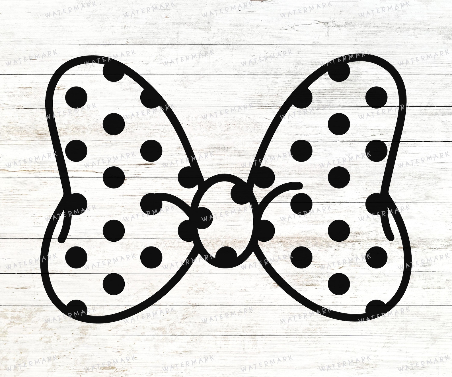 Minnie Mouse Bow Svg, Polka Dot Bow, SVG, PNG, DXF, Eps. T-shirt Svg ...