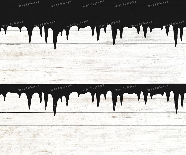 Winter Window Decoration SVG, EPS, PNG, Dxf . Icicles Silhouette for ...