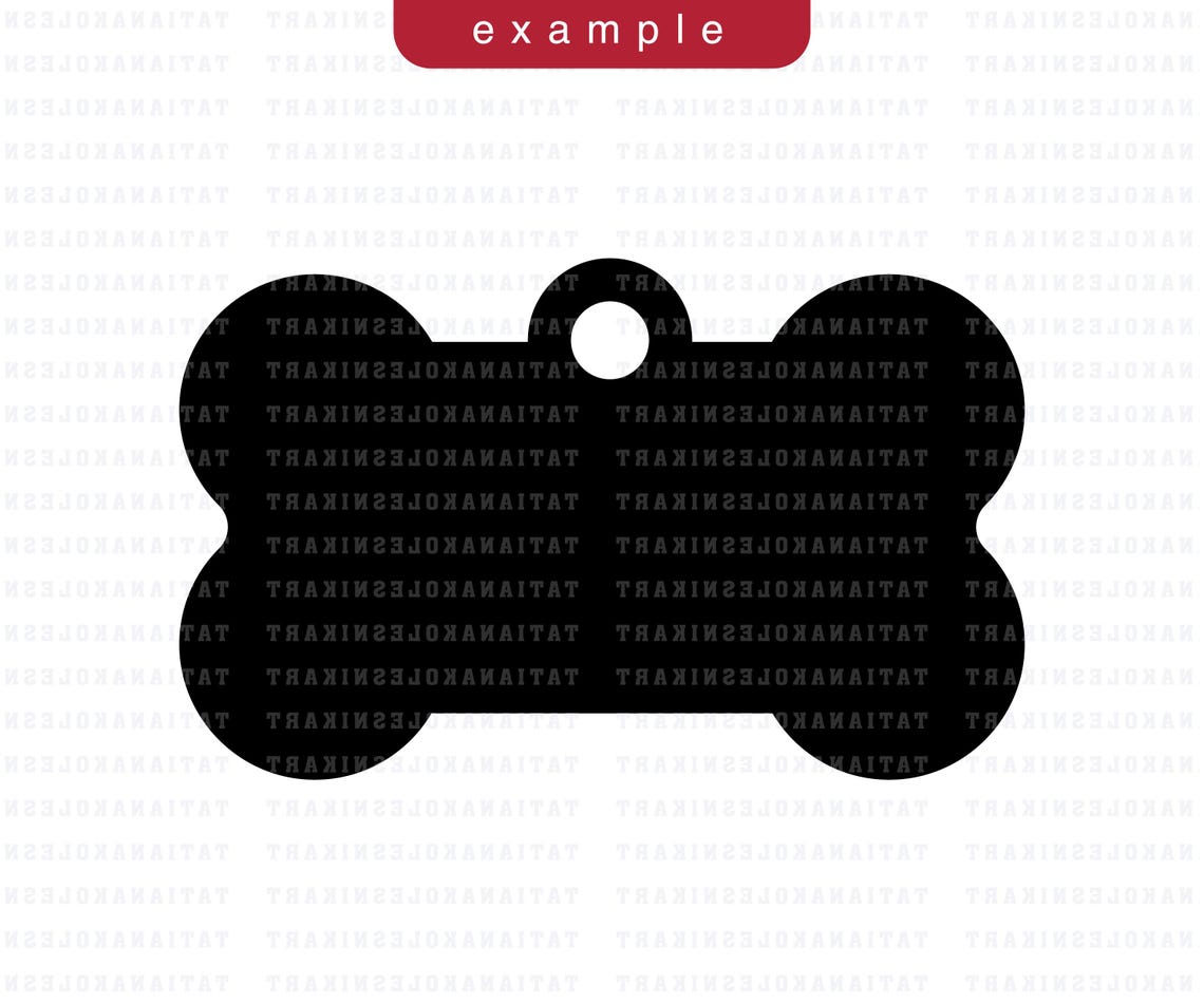 Dog Bone Tag Svg, Cat Fish Tag Svg, Pet Tag, SVG, PNG, DXF, Eps ...