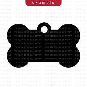 Dog Bone Tag Svg, Cat Fish Tag Svg, Pet Tag, SVG, PNG, DXF, Eps ...