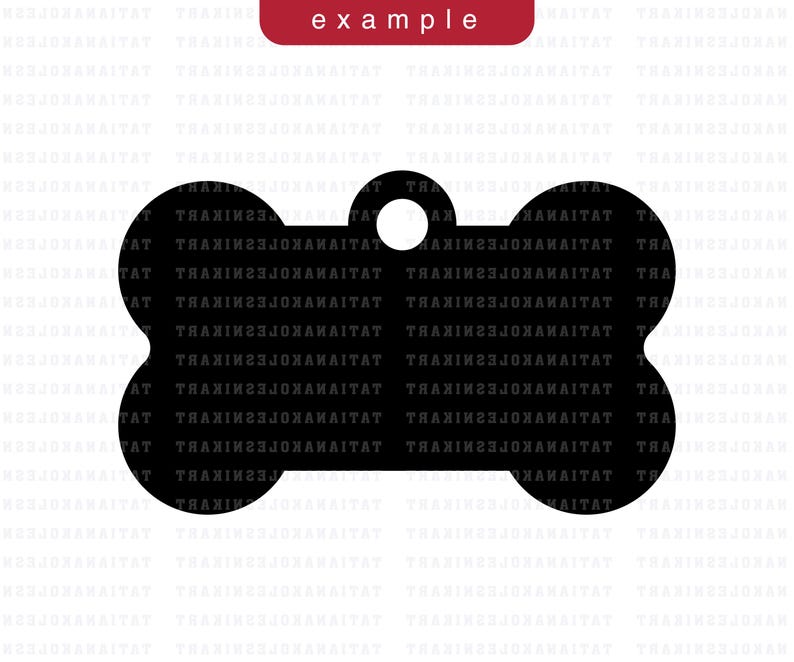 Dog Bone Tag Svg, Cat Fish Tag Svg, Pet Tag, SVG, PNG, DXF, Eps ...