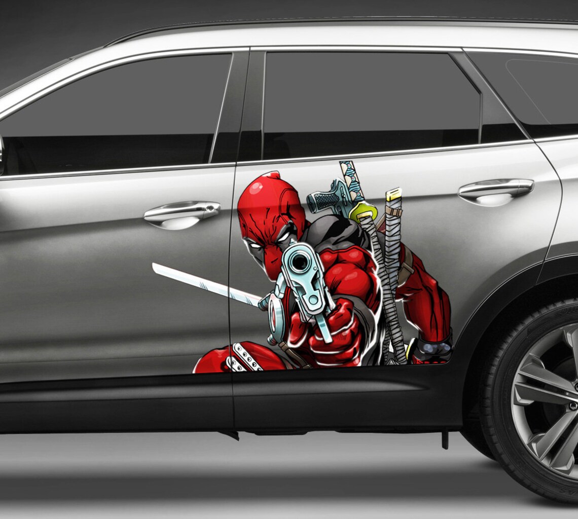 Car Vinyl Wrap Full Color Graphics Decal Deadpool Custom | Etsy