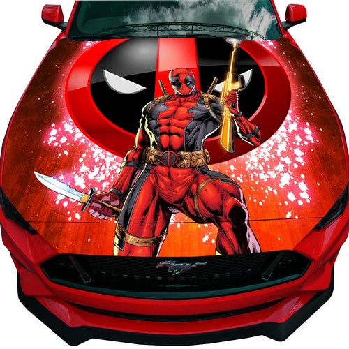 Deadpool Symbol bold Style Vinyl Decal Multiple Colors and | Etsy