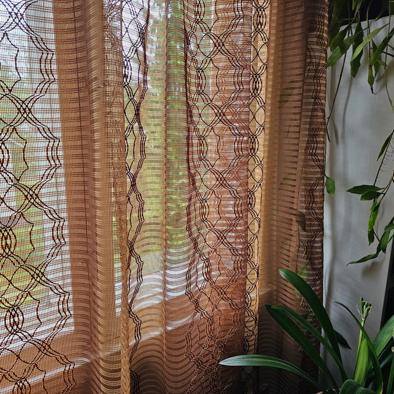Vintage 70s Net Curtains - Etsy