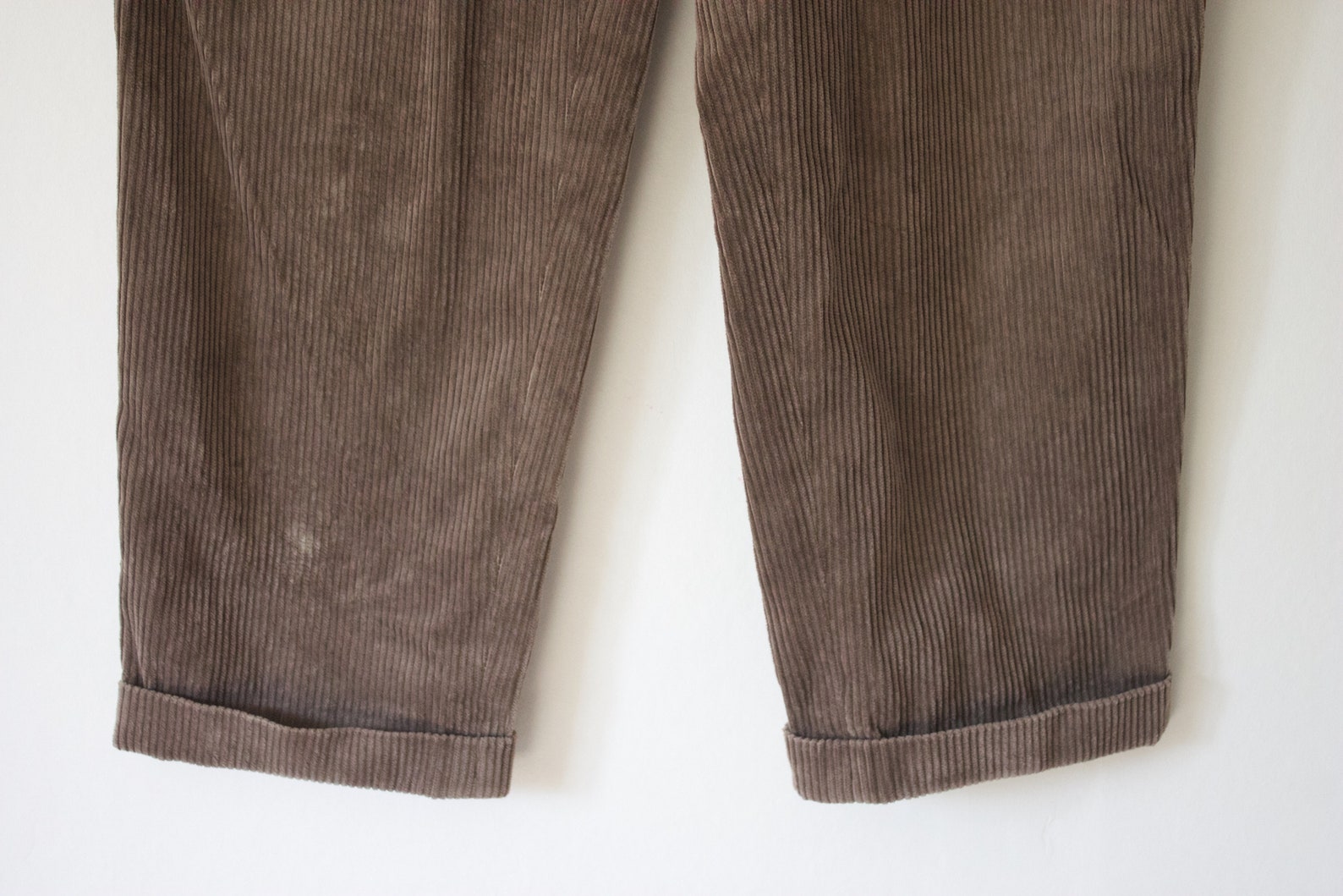 Vintage Men's Corduroy Brown Pants // Brown Cord Trousers | Etsy