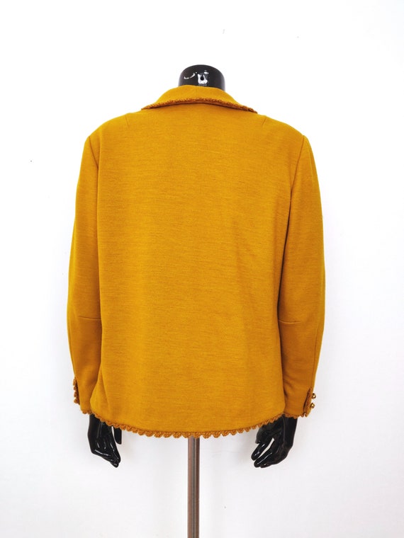Vintage Women's Mustard Yellow Blazer // Long Sleeve … - Gem