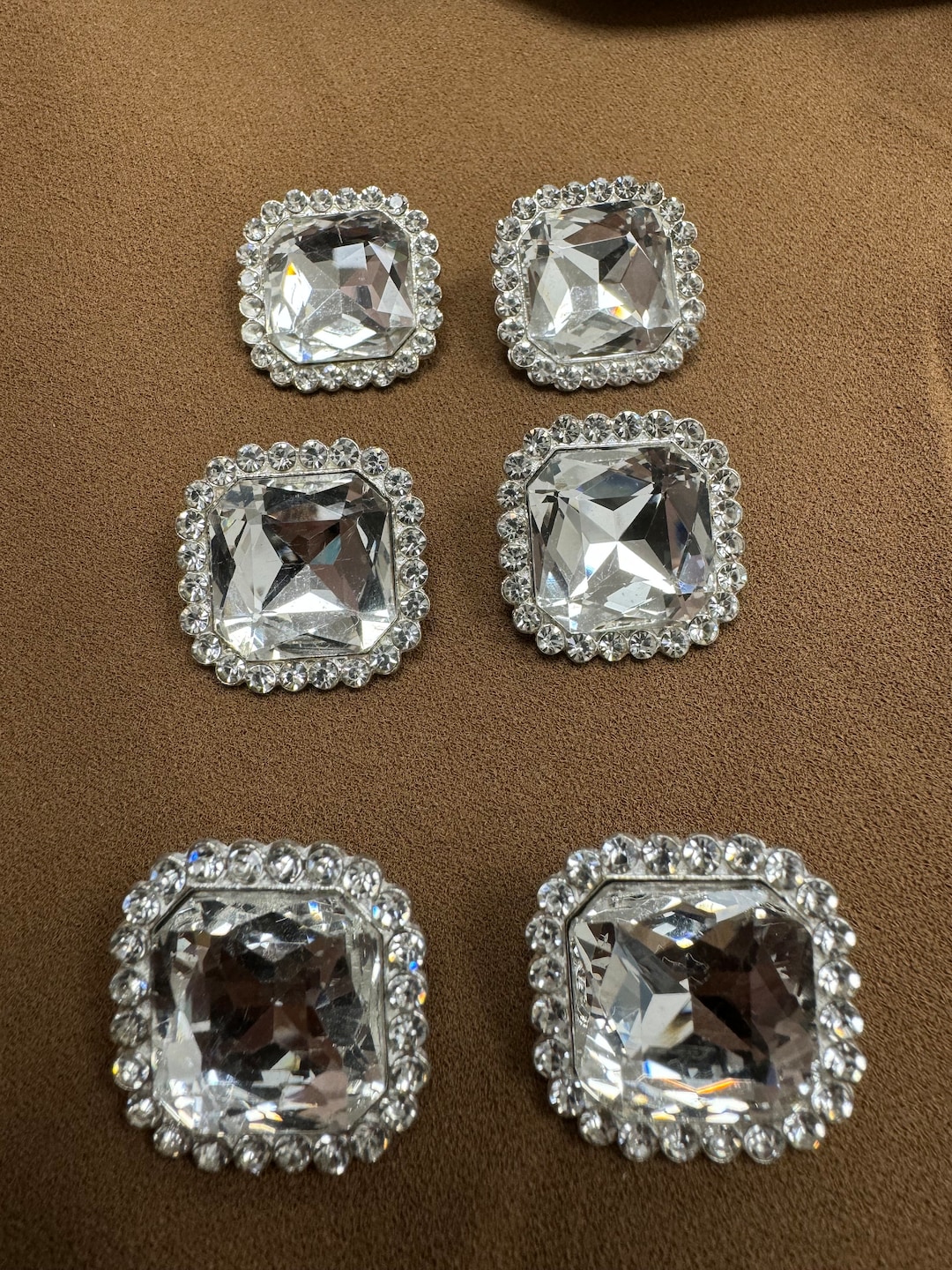 Diamante Buttons, Flower Diamanté Buttons, Designer Button, Gold Button ...