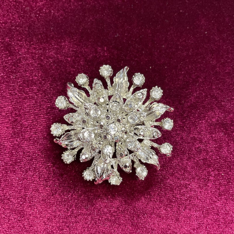 Small Silver Brooch - Etsy