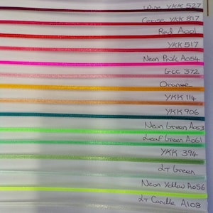 3mm Satin Ribbon, Double Faced Nylon Satin Ribbon. Available in 36 ...