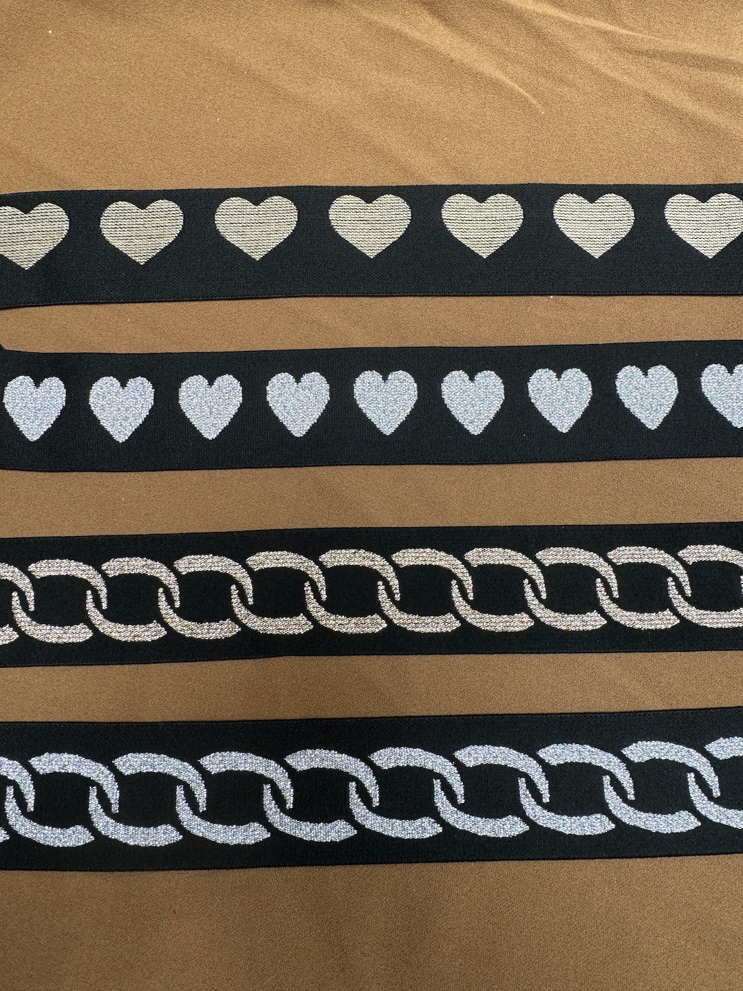 Elastic, Fancy Elastic, 40mm Elastic, Heart Elastic, Chain Elastic ...