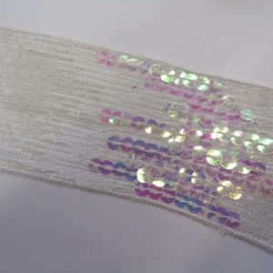 Sequins Tape, Lace Trim With Sequins, Tape, Sequins Lace, 5cm Wide ...