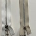 4'' YKK Metal Closed End Zip, Cream Zip, Beige Zip, YKK Zip, Metal Zip ...