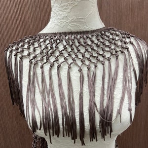 Woven Ribbon Knotted Fringe, Knotted Fringe, Ribbon Fringe, Decorative ...
