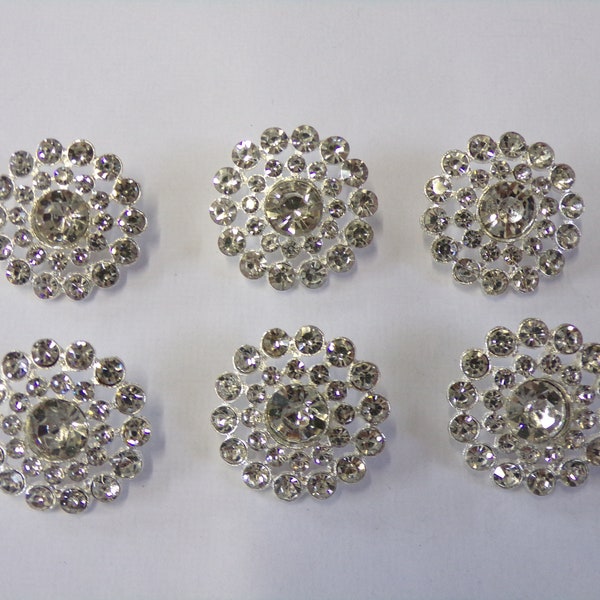 Rhinestone Buttons - Etsy