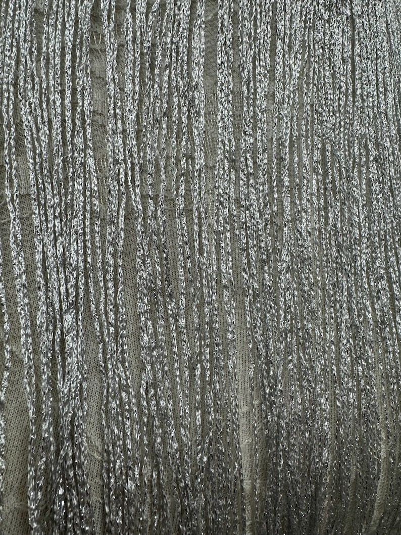 Dancewear Fringe, Festival Fringe, Silver Fringe, Lurex Fringe, Silver ...
