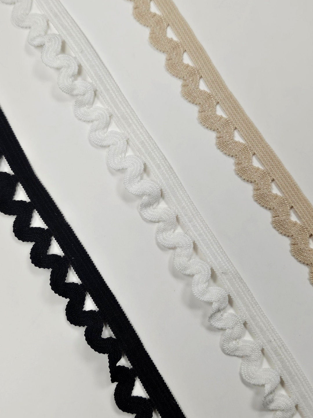 1.5cm, Lingerie Elastic, 3 Colours, Decorative Edging Picot, Lingerie ...