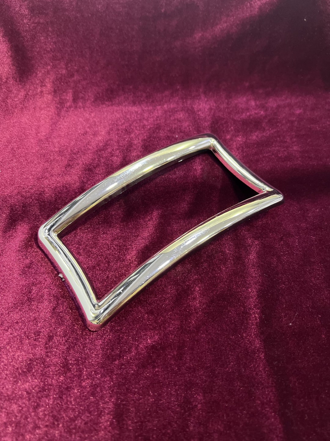 Large Lightweight Curved Buckle, Large Buckle, Silver Buckle, Belt ...