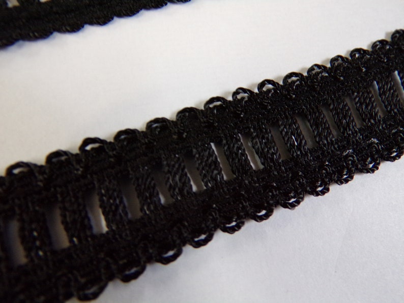 20mm Wide Decorative Black Trim, Lace Trim for Sewing, Decor, Craft ...