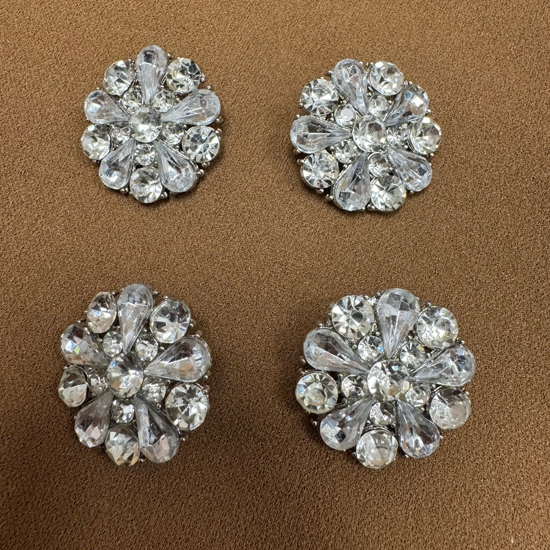 Rhinestone Buttons - Etsy