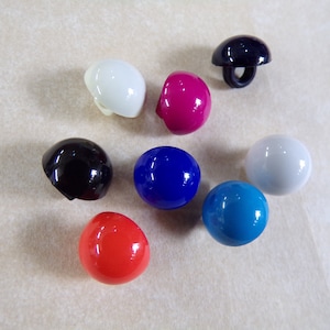 Plastic Buttons, Small Half Ball Dome Buttons, Shank Buttons, 18L 11.5mm, Ball Buttons - Etsy