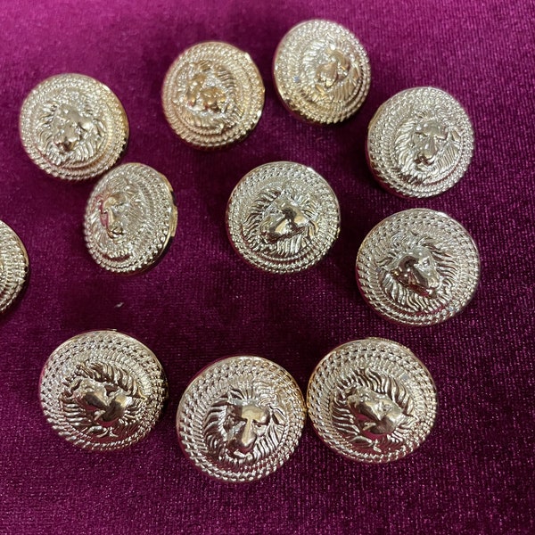 Gold Shank Buttons - Etsy