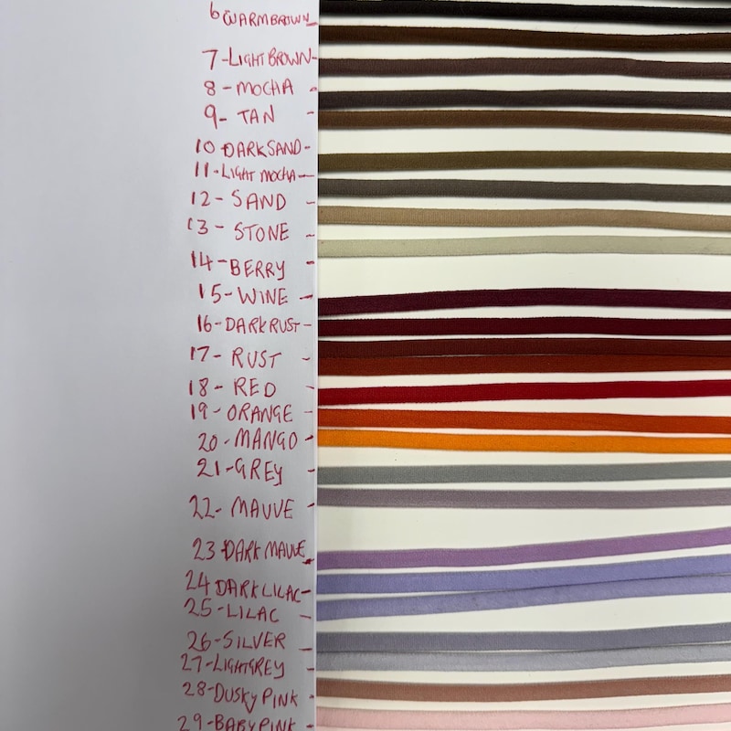 Flat Soft Elastic Cord - Etsy UK