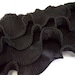 White or Black, Pleated Ruffle Trim, 10cm Wide, Decor Trim, Chiffon ...