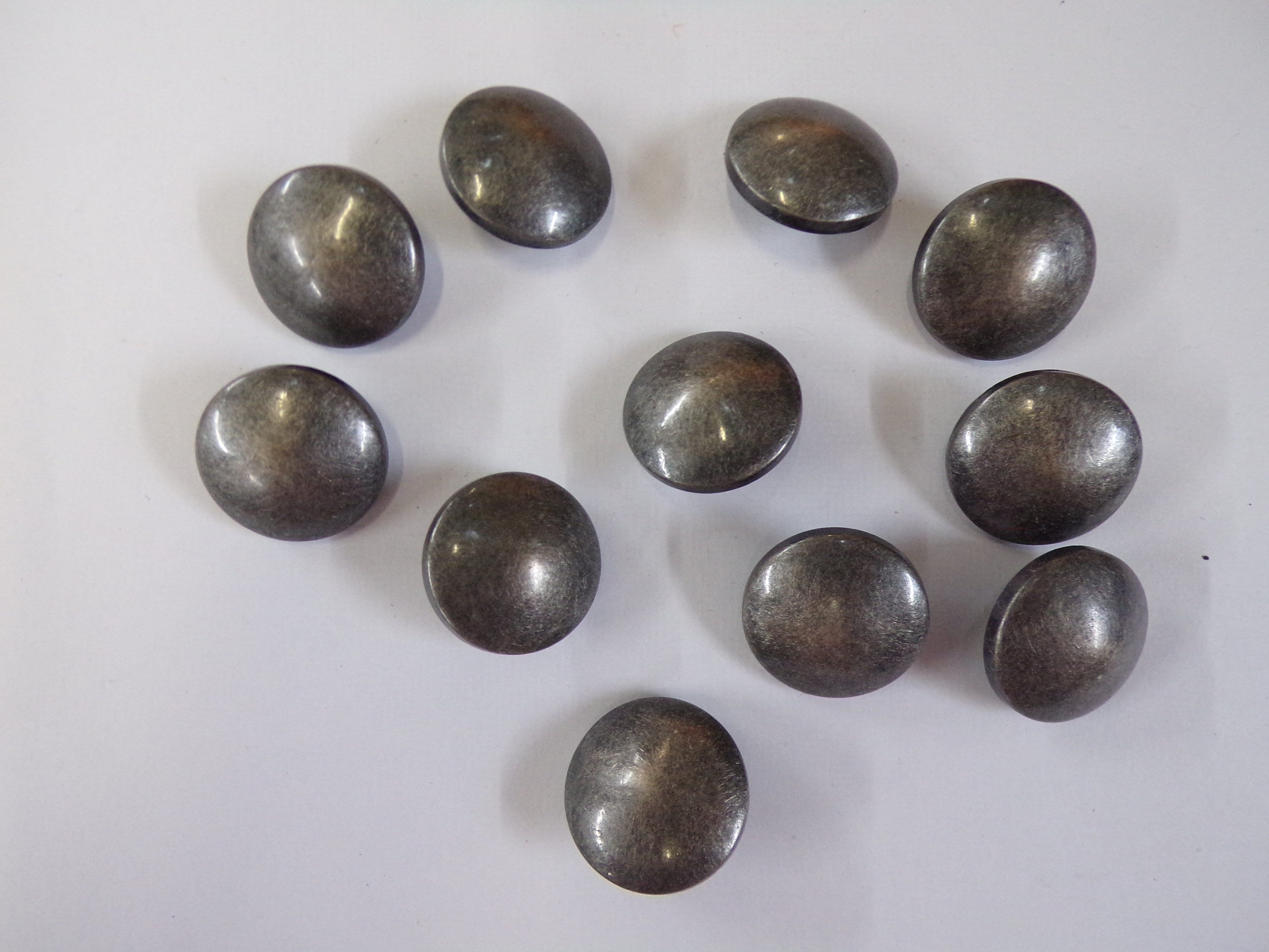 40L 6pcs Gunmetal Shank Buttons Coat Buttons Vintage - Etsy UK