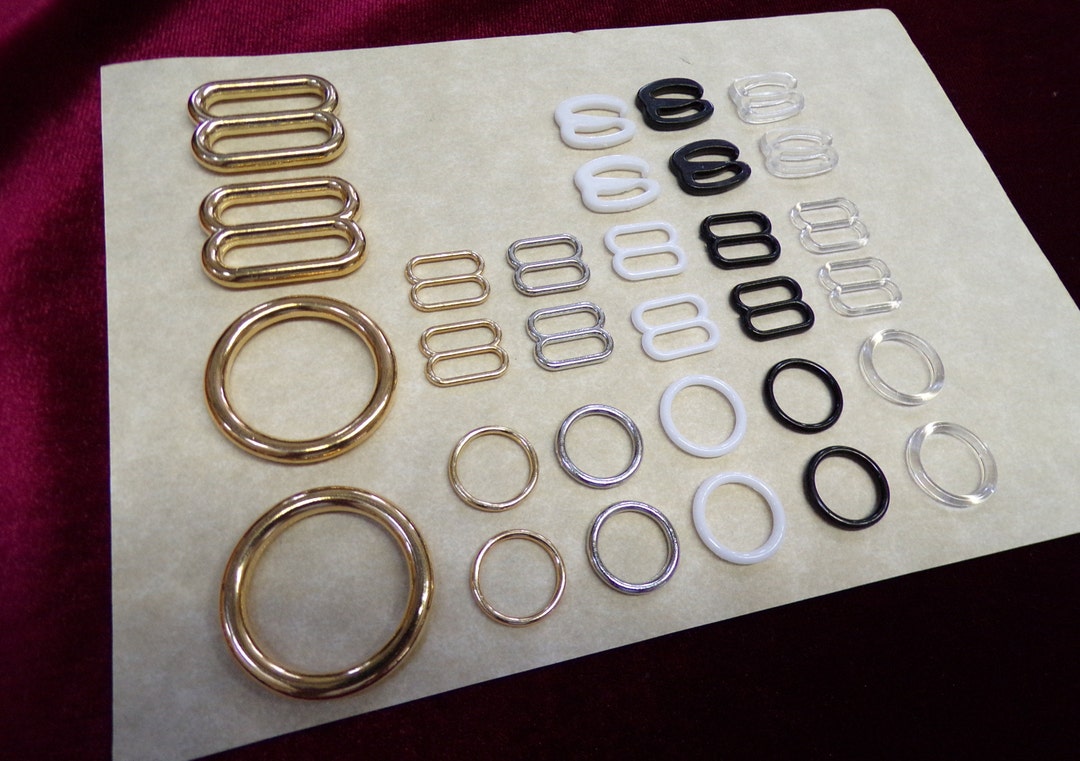 Rings, Sliders, and Clips, for Swimwear, Lingerie Accessories, Rings ...