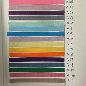 Bra Strap Elastic, Coloured Elastic, Elastic, Garment Elastic, 1cm ...