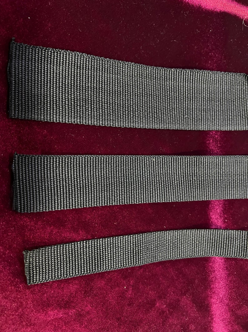Black Webbing Strap on a Roll, Webbing Strap, Black Webbing, Black ...