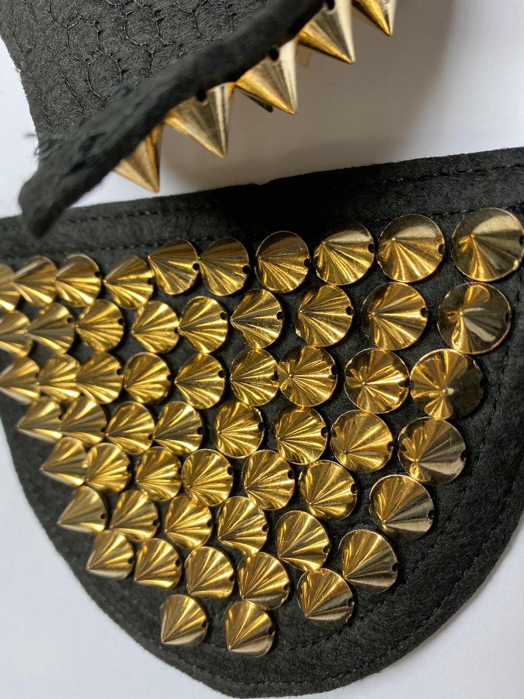 2pc Studded Shoulder D, Shoulder Spike Trim, Stud Trim - Etsy