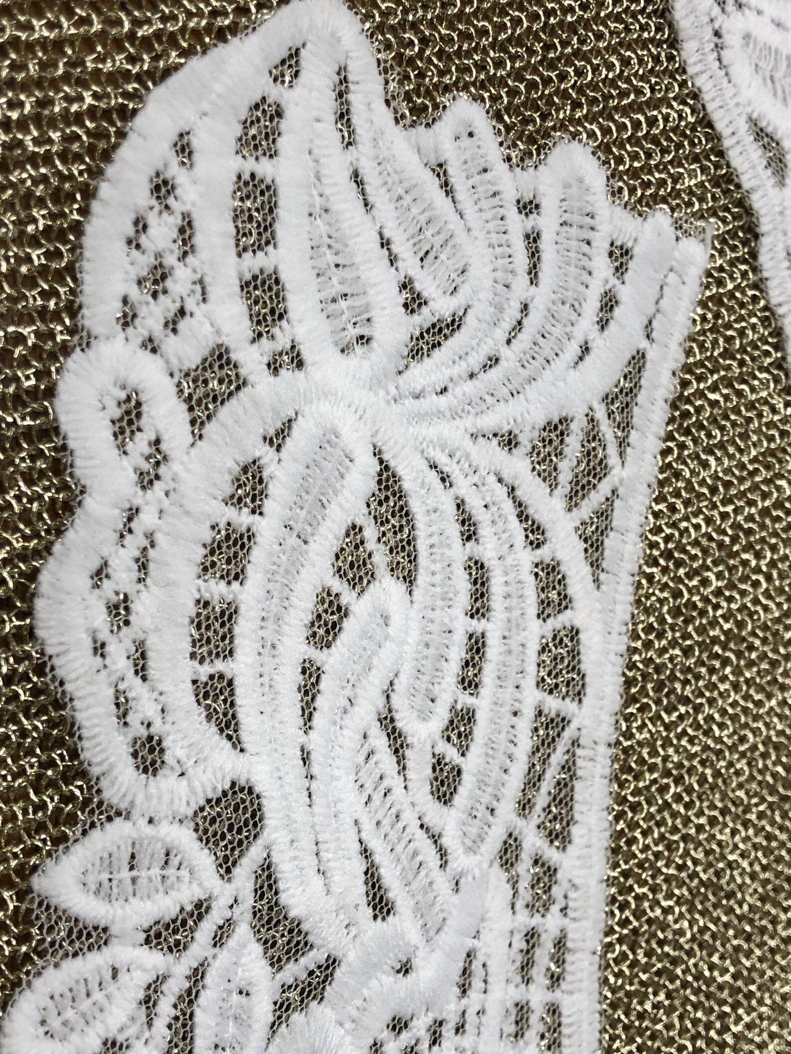 Neck Trim, Cotton Appliqué, White Neck Accessorie, Cotton Lace, - Etsy