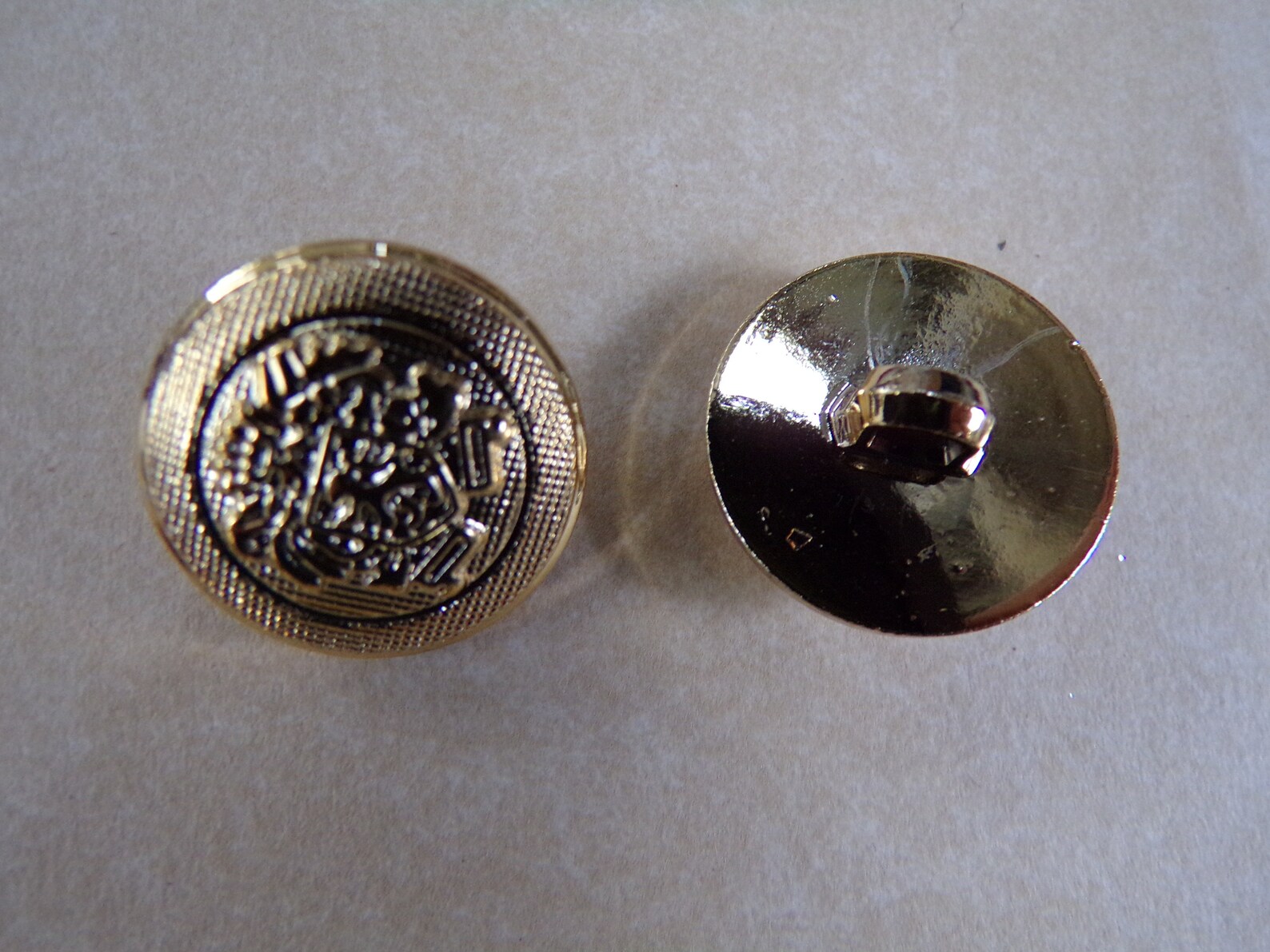 6pcs, Military Buttons, 34l-21mm - Gold or Rose Gold, Gold Buttons ...