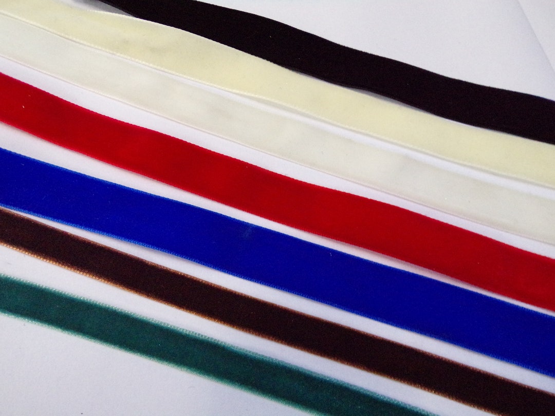 Velvet Ribbon, Velvet Binding Tape 9mm, 16mm, 19mm, for Decor, Sewing ...