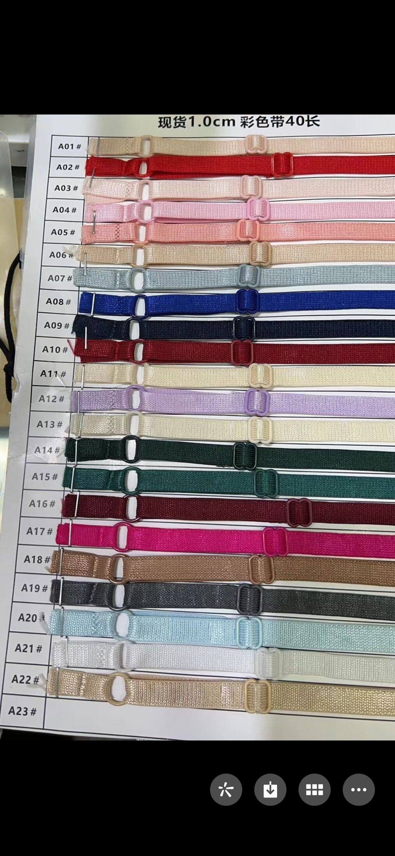 10mm Bra Straps, Bra Straps, Bra Making, Corset Making, Elastic, 1cm ...
