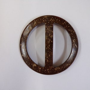 Natural Coconut Shell Buckle, Light Weight Natural Buckle, Macrame ...