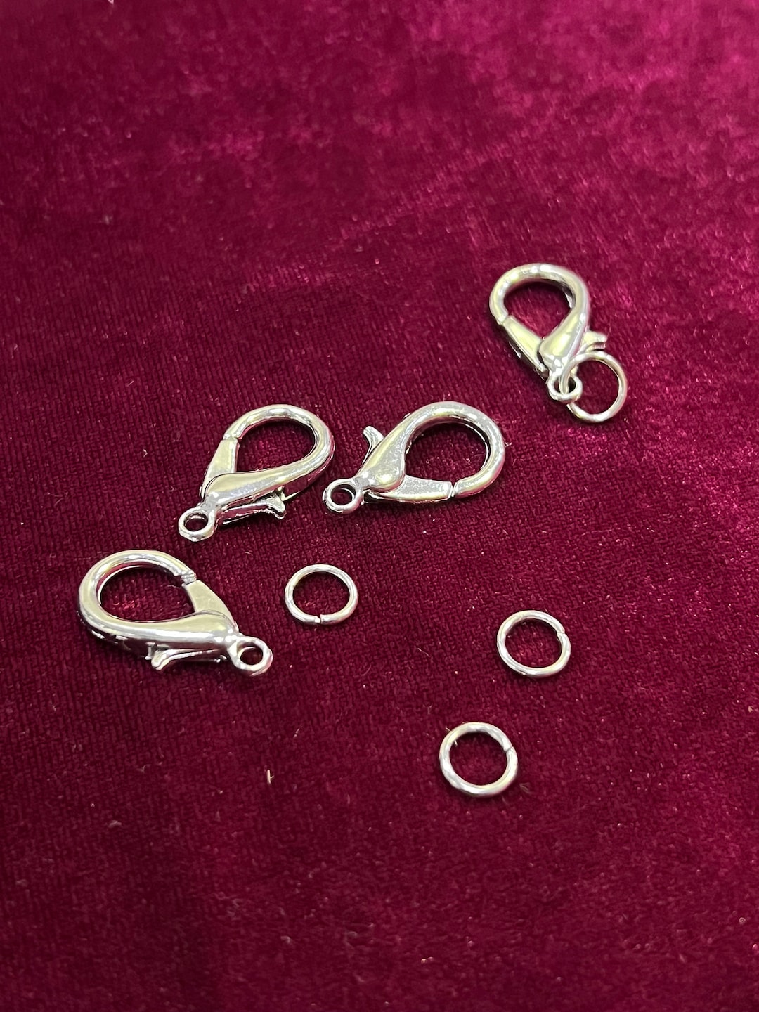 Large Metal Clasps 2pcs, Silver Clasps, Jewellery Making, Necklace ...