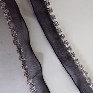 Diamante Edging Hem Trim, Clothing Belt Hat Bag Craft, Diamanté Piping ...
