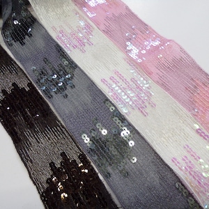 Sequins Tape, Lace Trim With Sequins, Tape, Sequins Lace, 5cm Wide ...