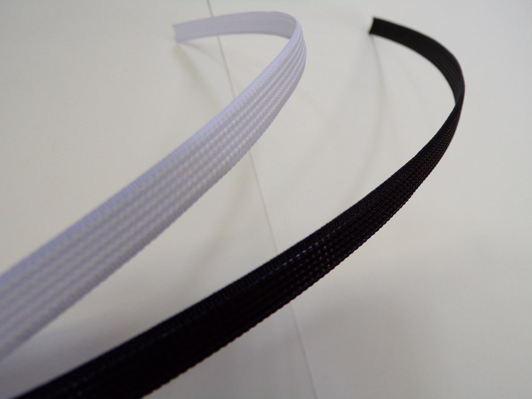 1mtr - 41m, 6mm Width Rigid Boning, Black or White, Corset Tape, Boning ...