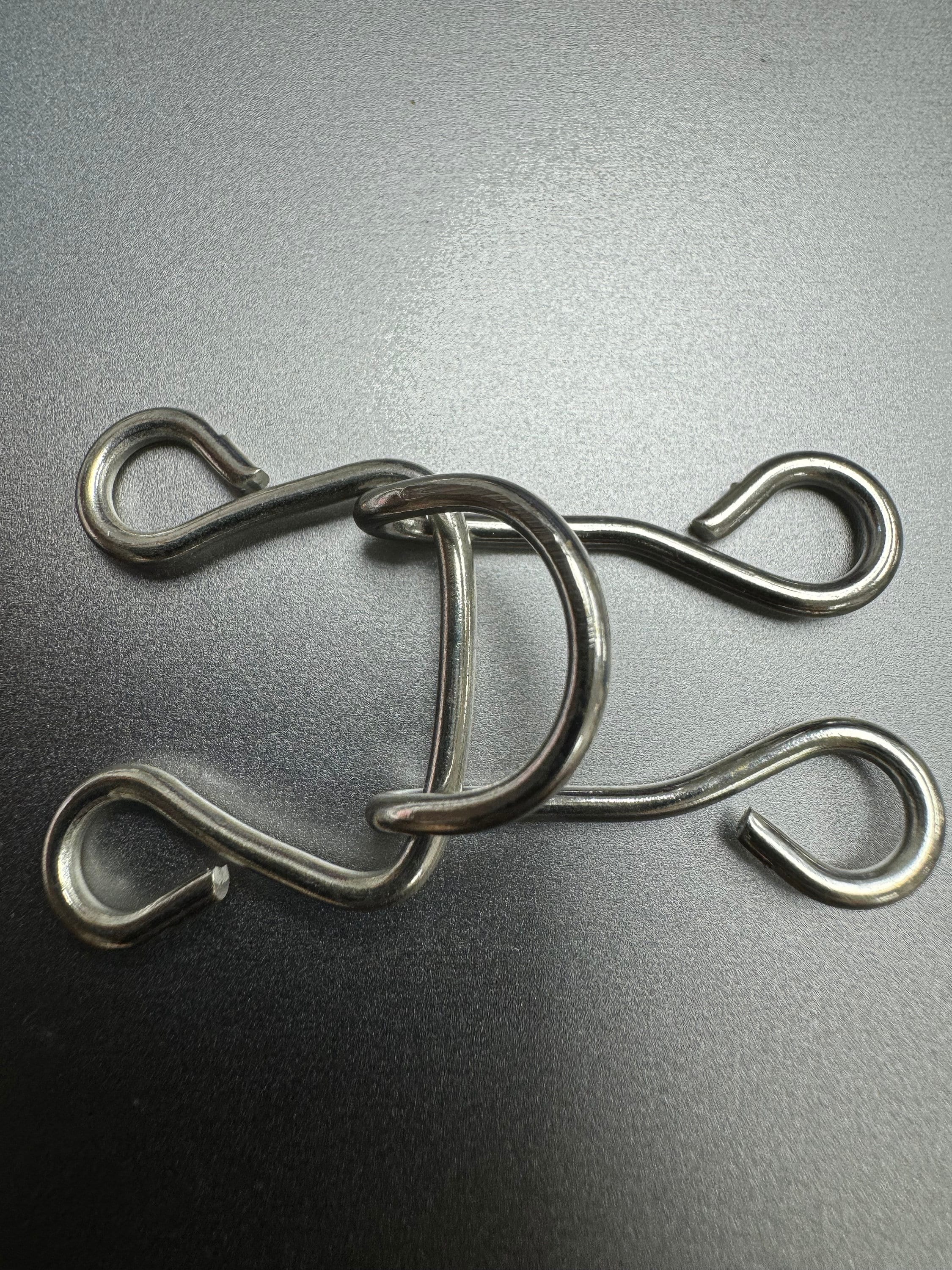 Giant Hook and Eye, Hook and Eye, Hook Eye Set, Large Hook and Eyes, 2 ...