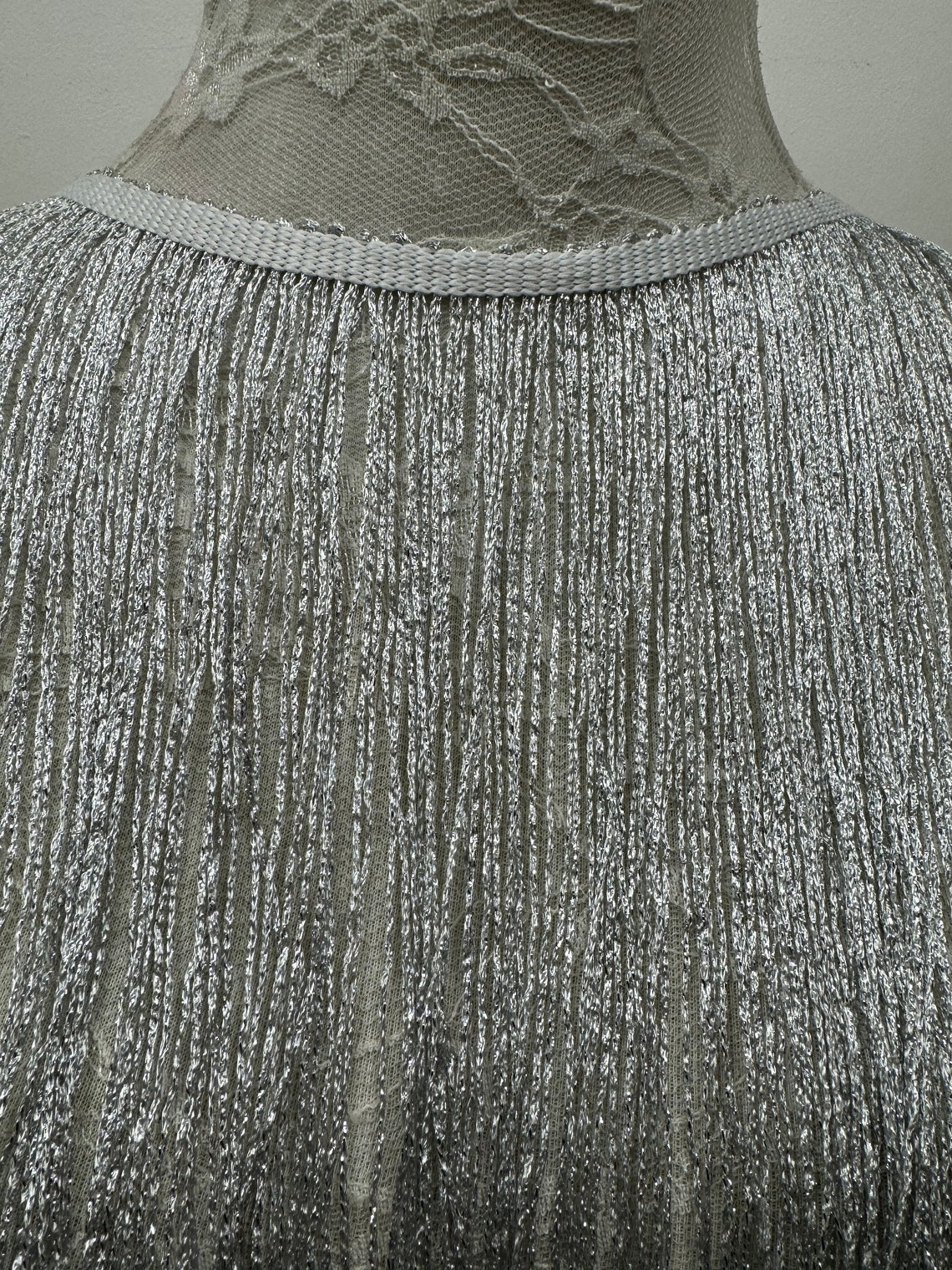 Dancewear Fringe, Festival Fringe, Silver Fringe, Lurex Fringe, Silver ...