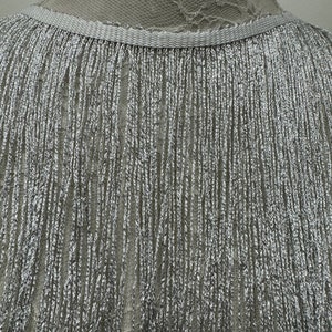 Dancewear Fringe, Festival Fringe, Silver Fringe, Lurex Fringe, Silver ...